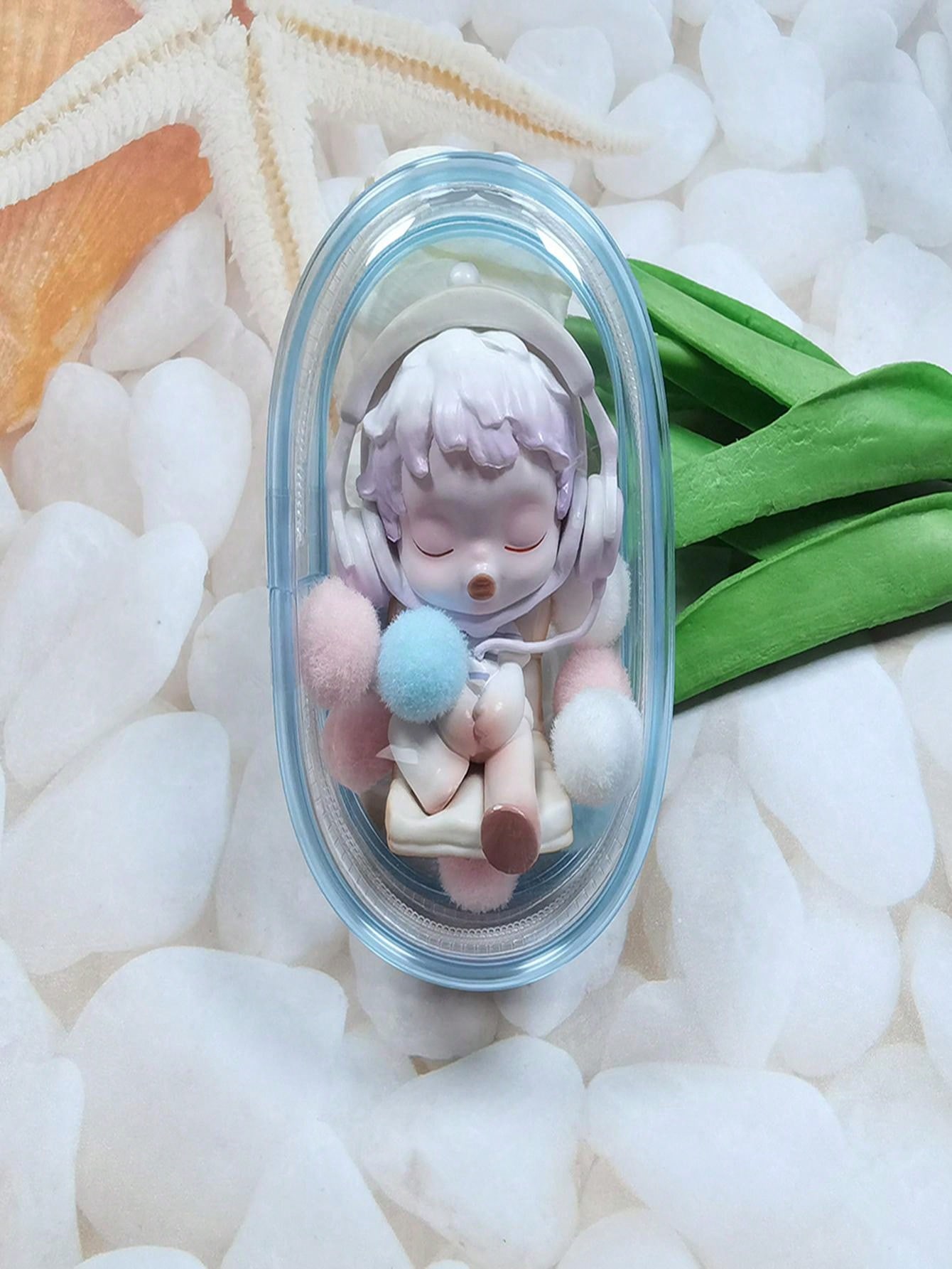 1pc Transparent Dustproof Pvc Blind Box Toy Display Bag With Dual ...