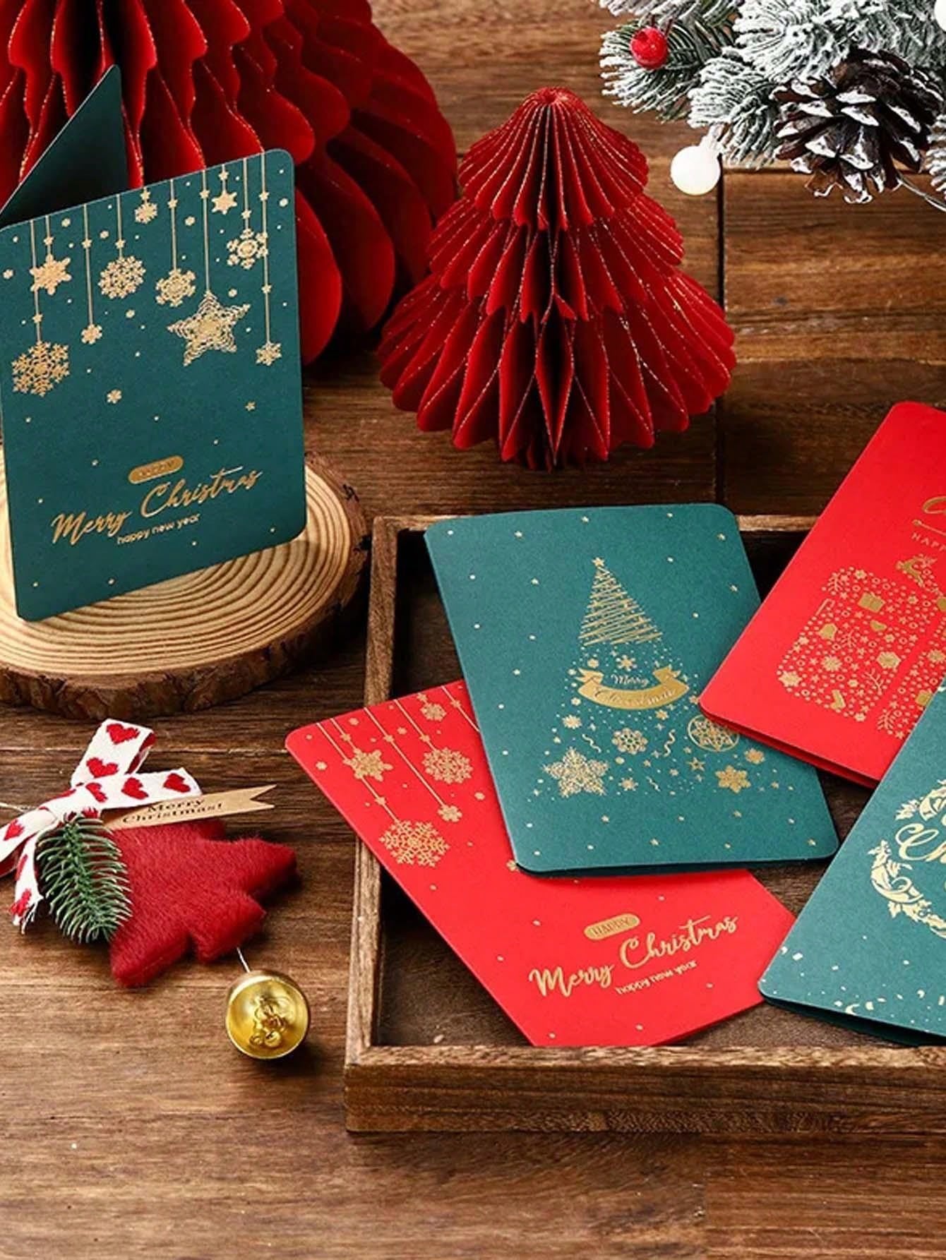 20 Christmas Cardstock Glitter Cardstock A4 8.27 x 11.6" 250 GSM Thick ...