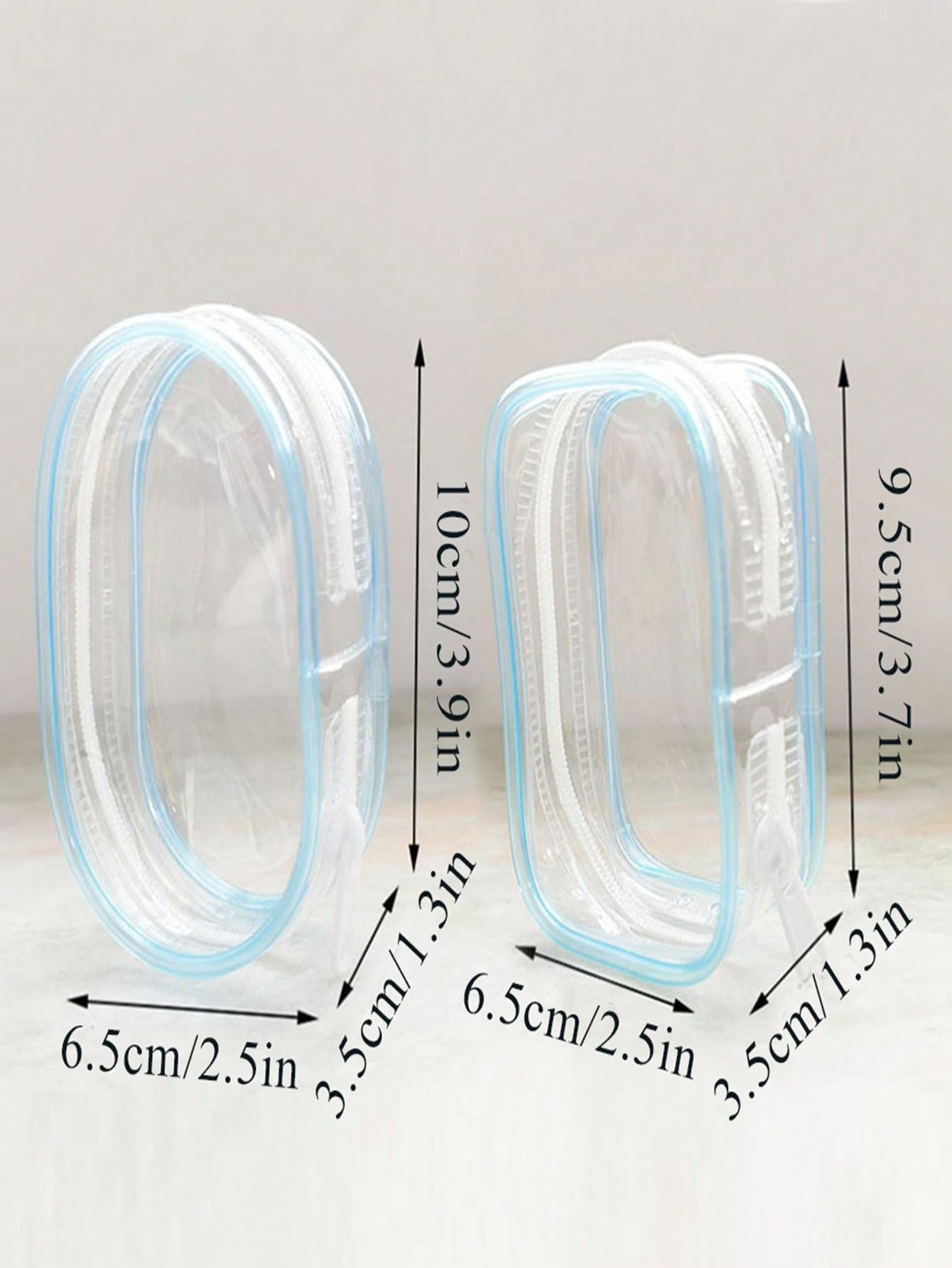 1pc Transparent Dustproof Pvc Blind Box Toy Display Bag With Dual ...