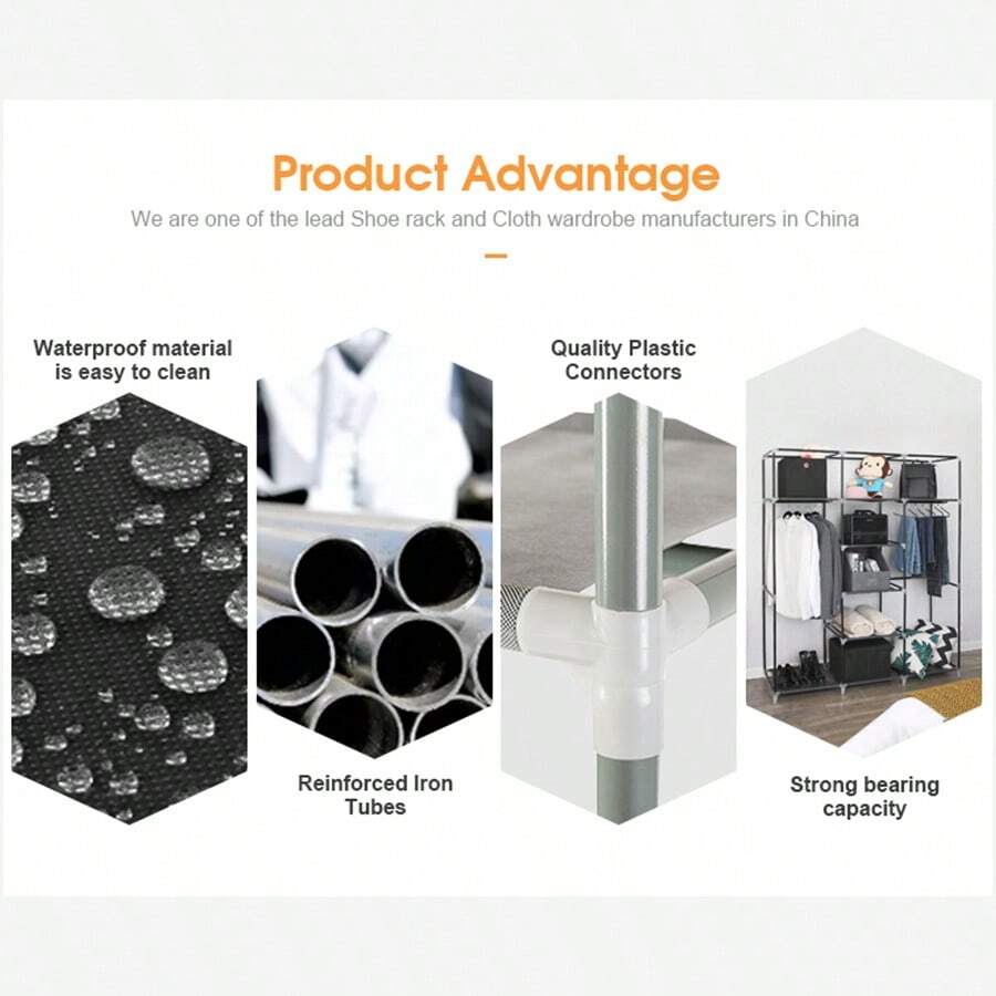 Multi-layer Shoe Rack With 6/8/10 Layers,fabric Covered Shoe Shelf ...