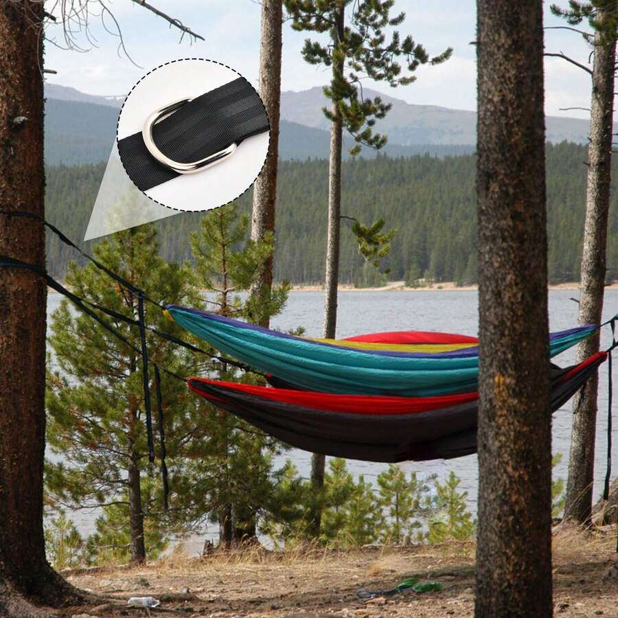 Hanging Straps Kit, 2 X Tree Swing Straps With Carabiner Hook Safer ...