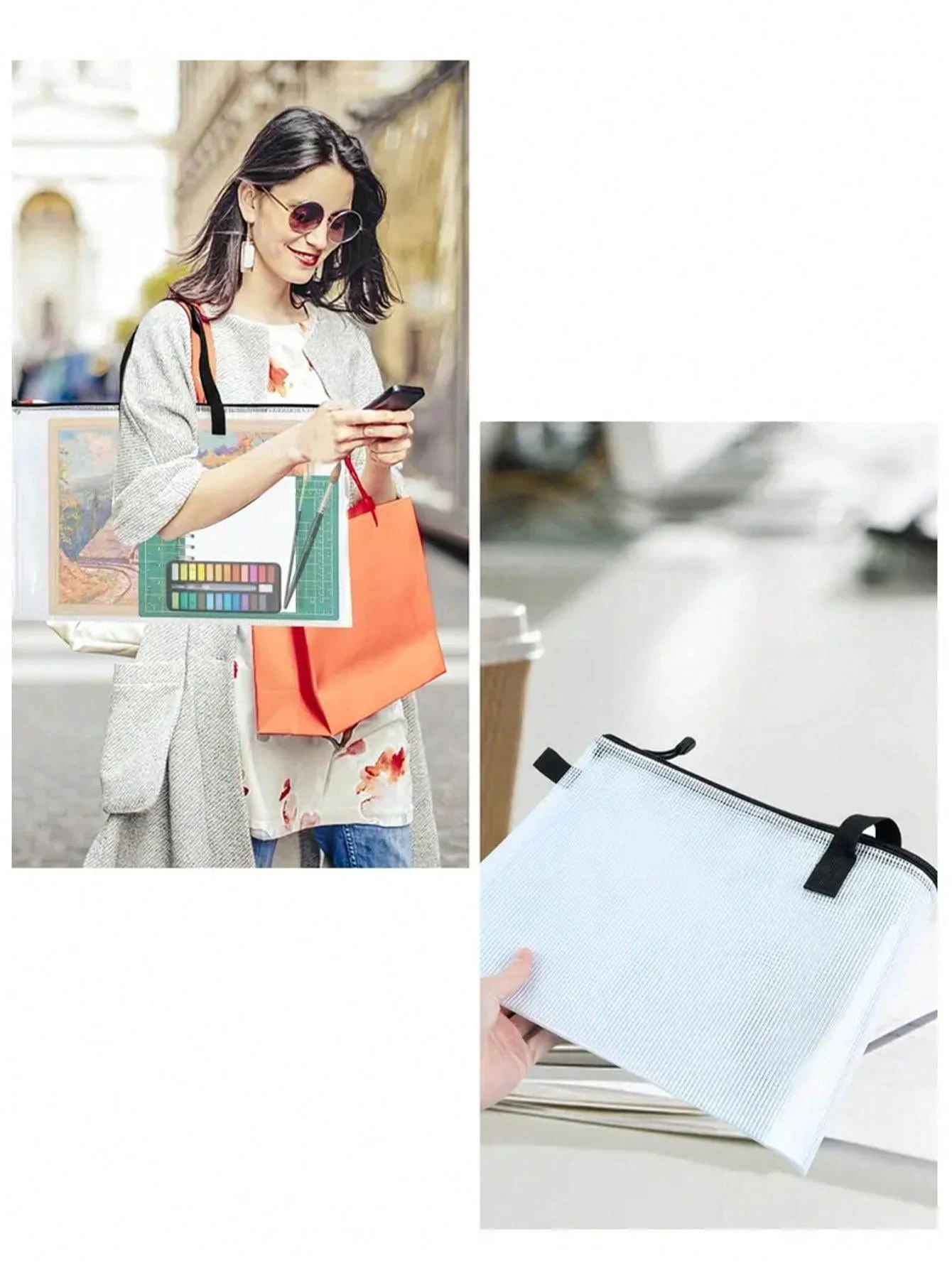 1pc 19x25 Inches Art Portfolio Bags, Portfolio Folder for Artwork ...