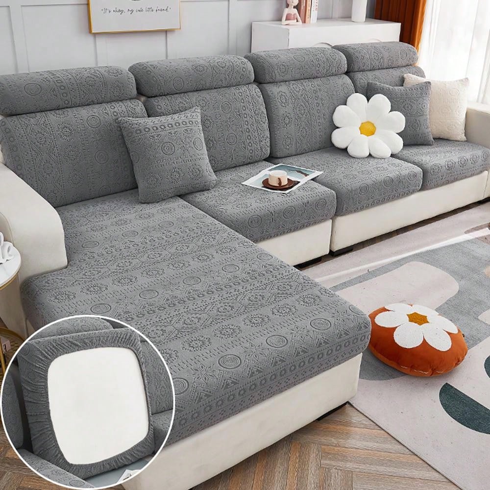 Bohemian Deep Grey Sofa Cover | SHEIN USA