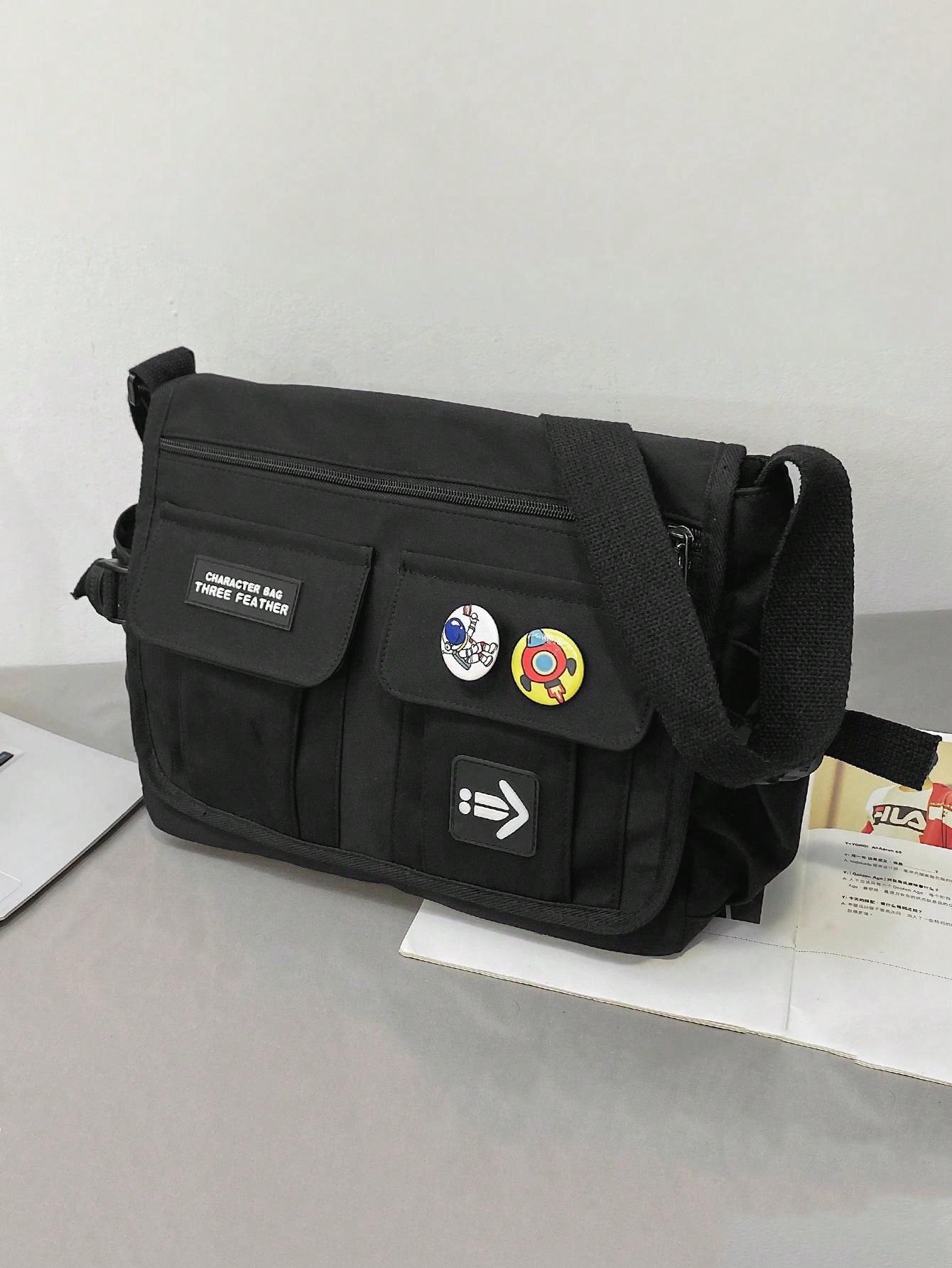 High School Students University Freshman Multifunctional Sling Bag ...