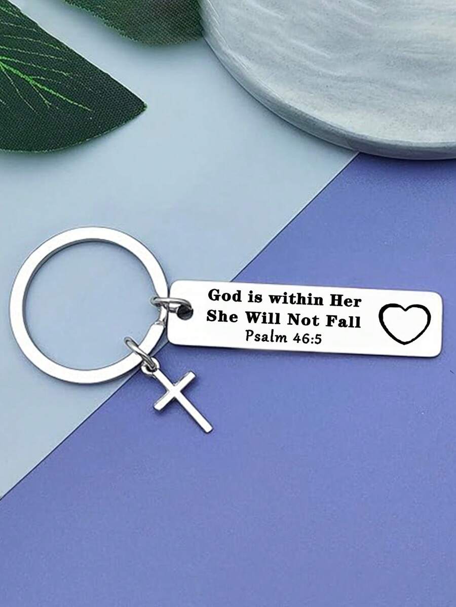 Street 1pc Christian Keychain: A Perfect Gift For Any Believer - Bible ...