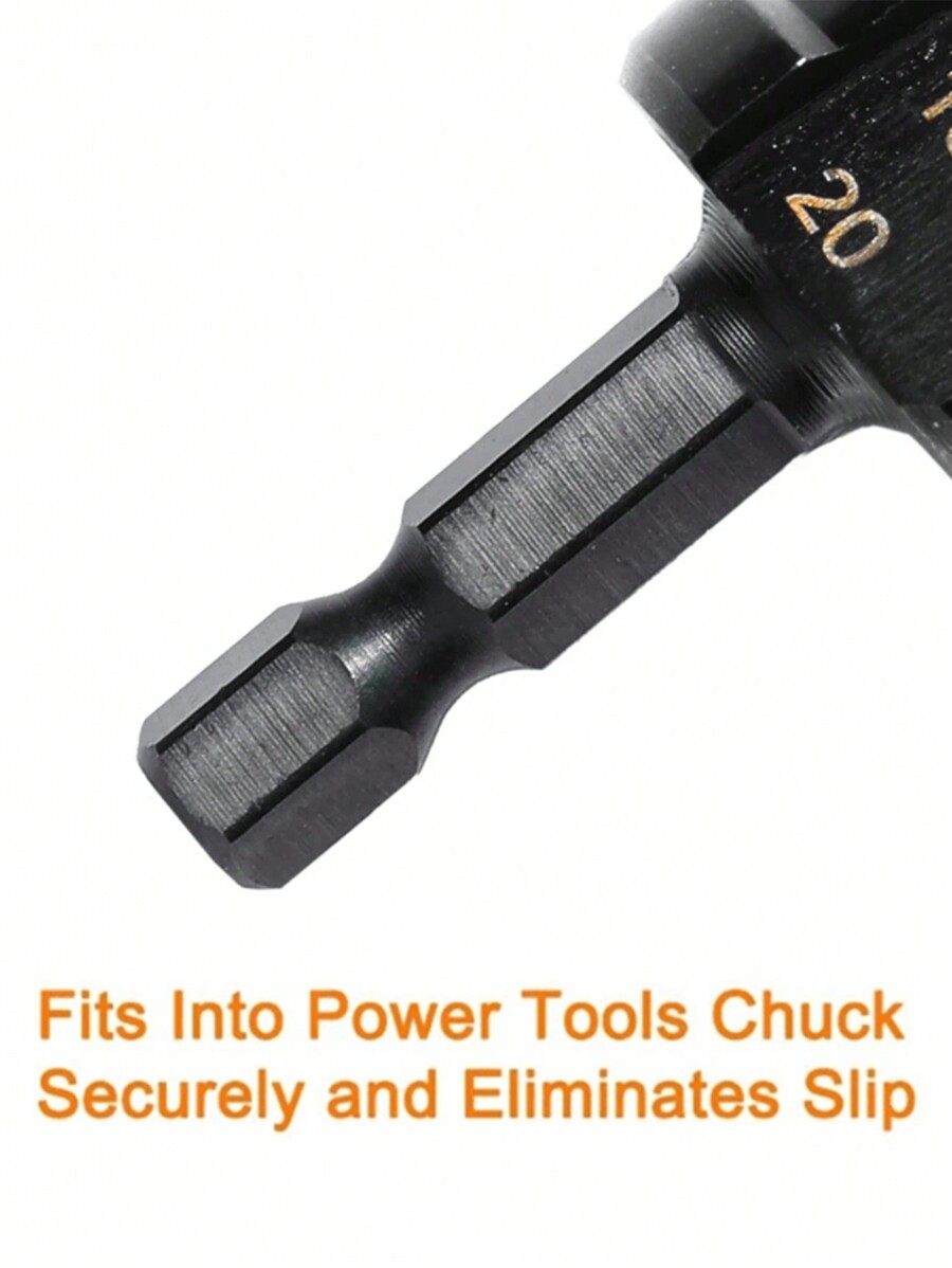 3Pcs/set 3-12mm 4-12mm 4-20mm HSS Straight Groove Step Drill Bit ...