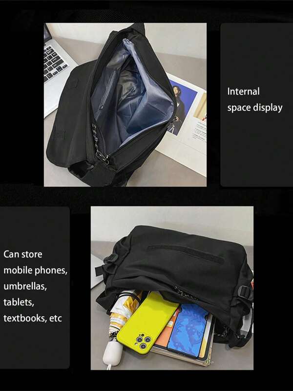 High School Students University Freshman Multifunctional Sling Bag ...