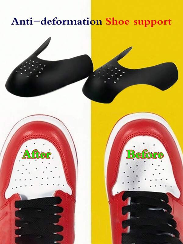 1pair Hollow Out Shoe Shields Anti-Wrinkle Protector Sneaker Shoe Anti ...