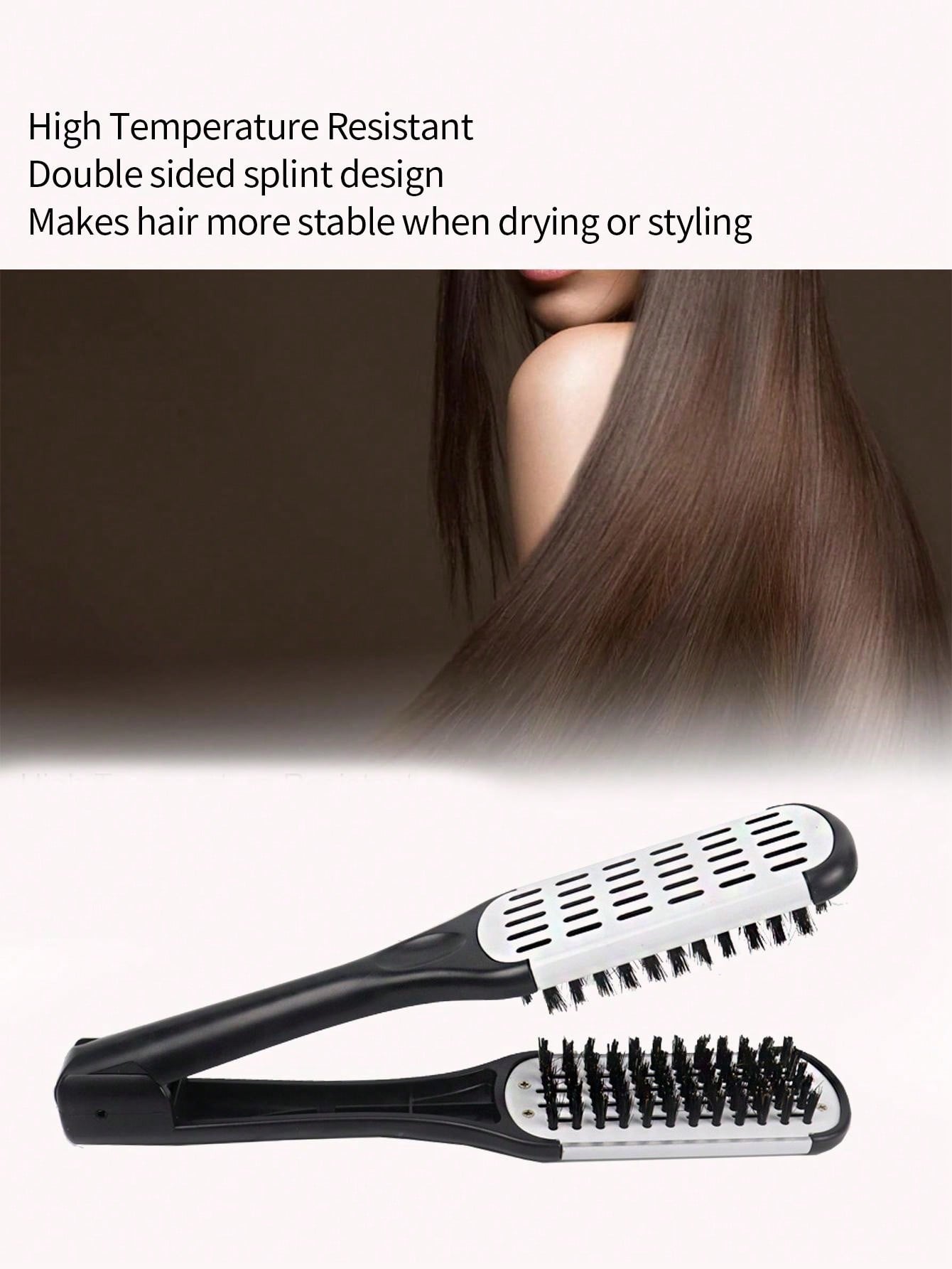 1pc Boar Bristle Clamp Hair Brush, Double Sided Brush Clamp ...