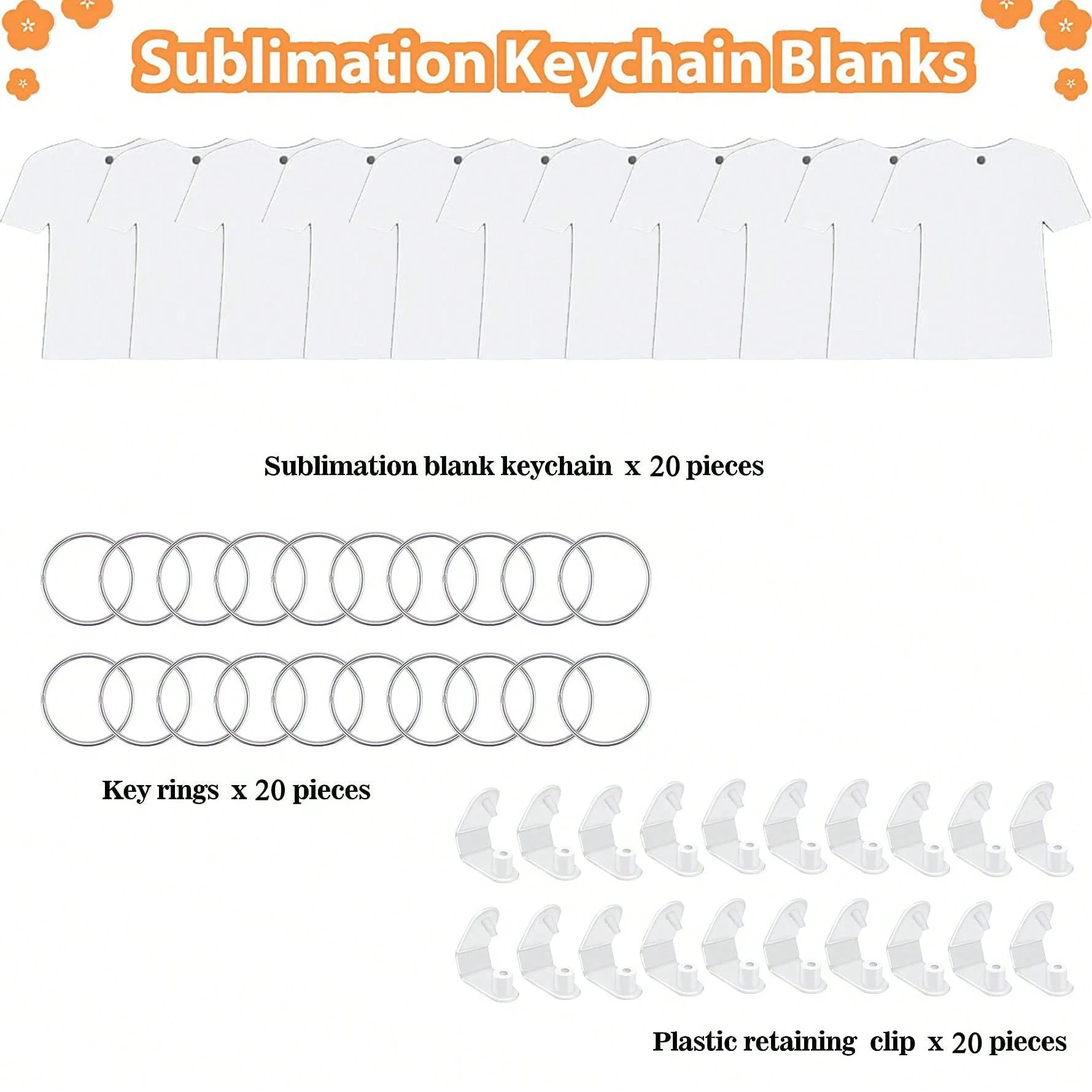 sublimation jersey keychain blanks MDF Double Sided Heat Transfer ...