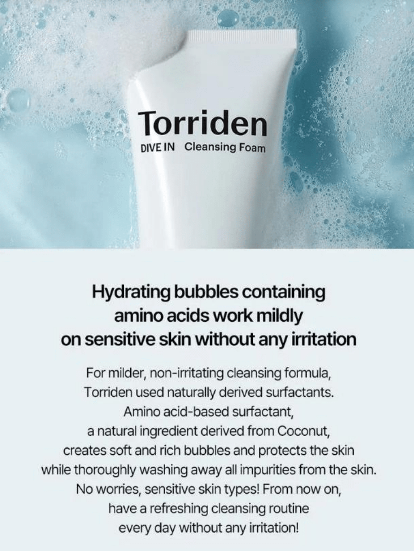 TORRIDEN DIVE-IN Low Molecular Hyaluronic Cleansing Foam | SHEIN USA
