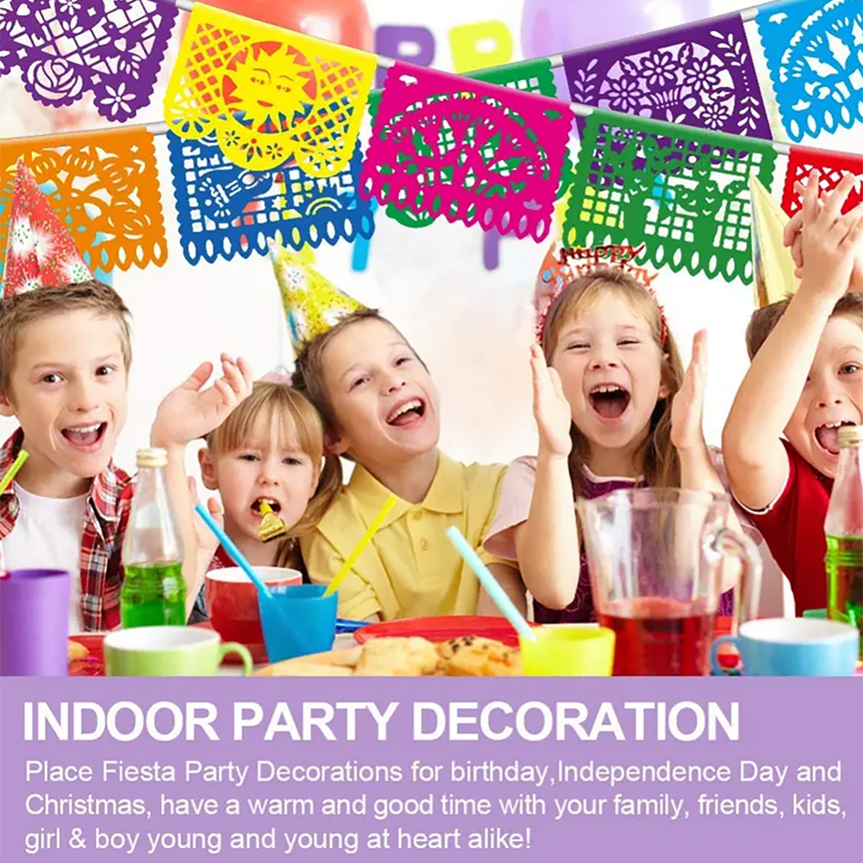 Mexican Day Of The Dead Party Banner, Papel Picado Banner, Party ...