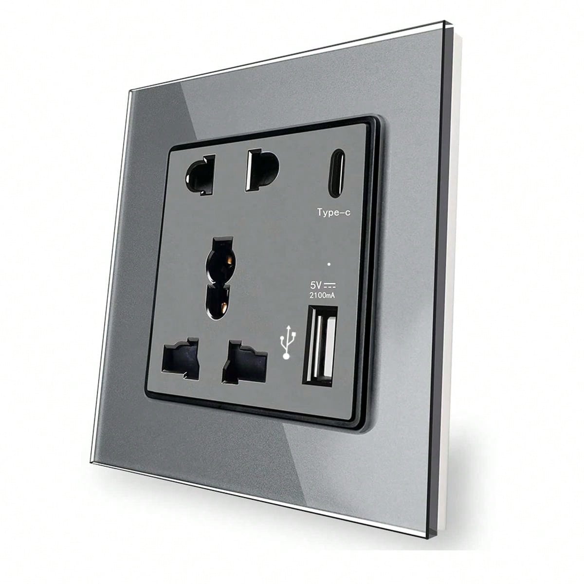 Multi-function 5-port Usb+type-c Socket | SHEIN USA
