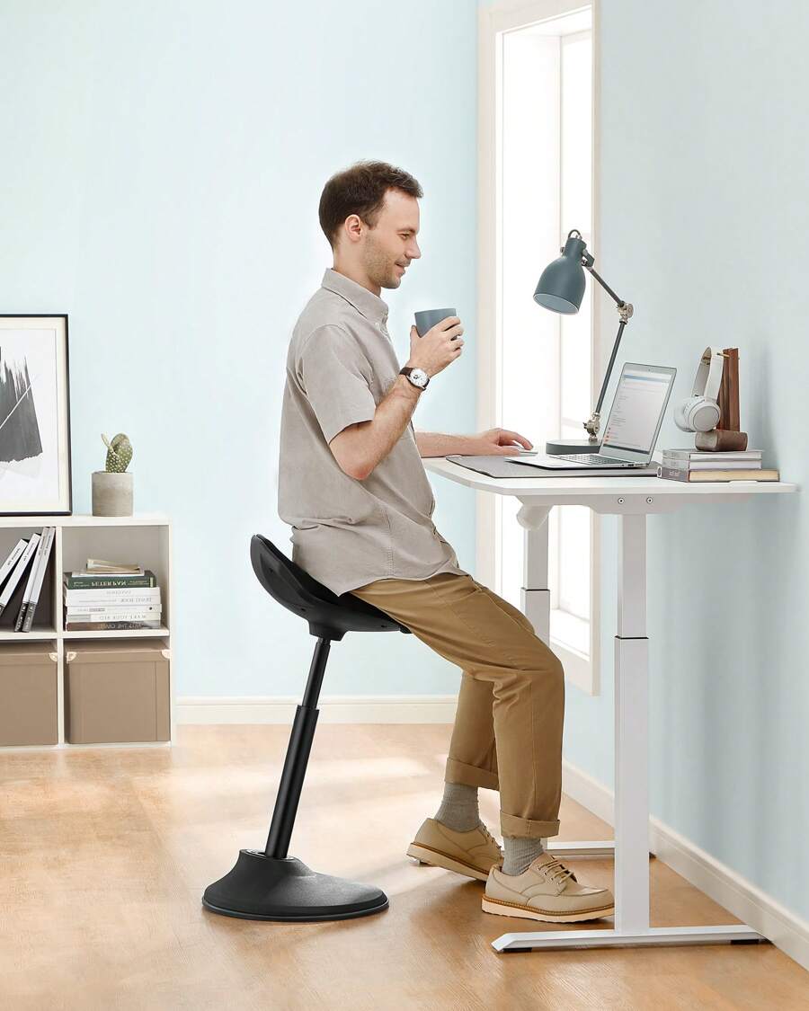 Standing Desk Chair, Adjustable Ergonomic Standing Stool, 23.6-33.3 ...