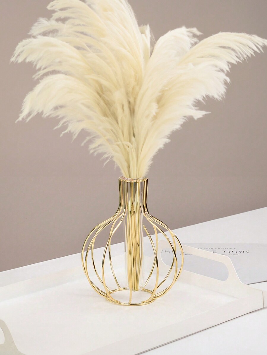 1 Stück handgeschmiedete Metallgitter Vase - modern minimalistisch ...