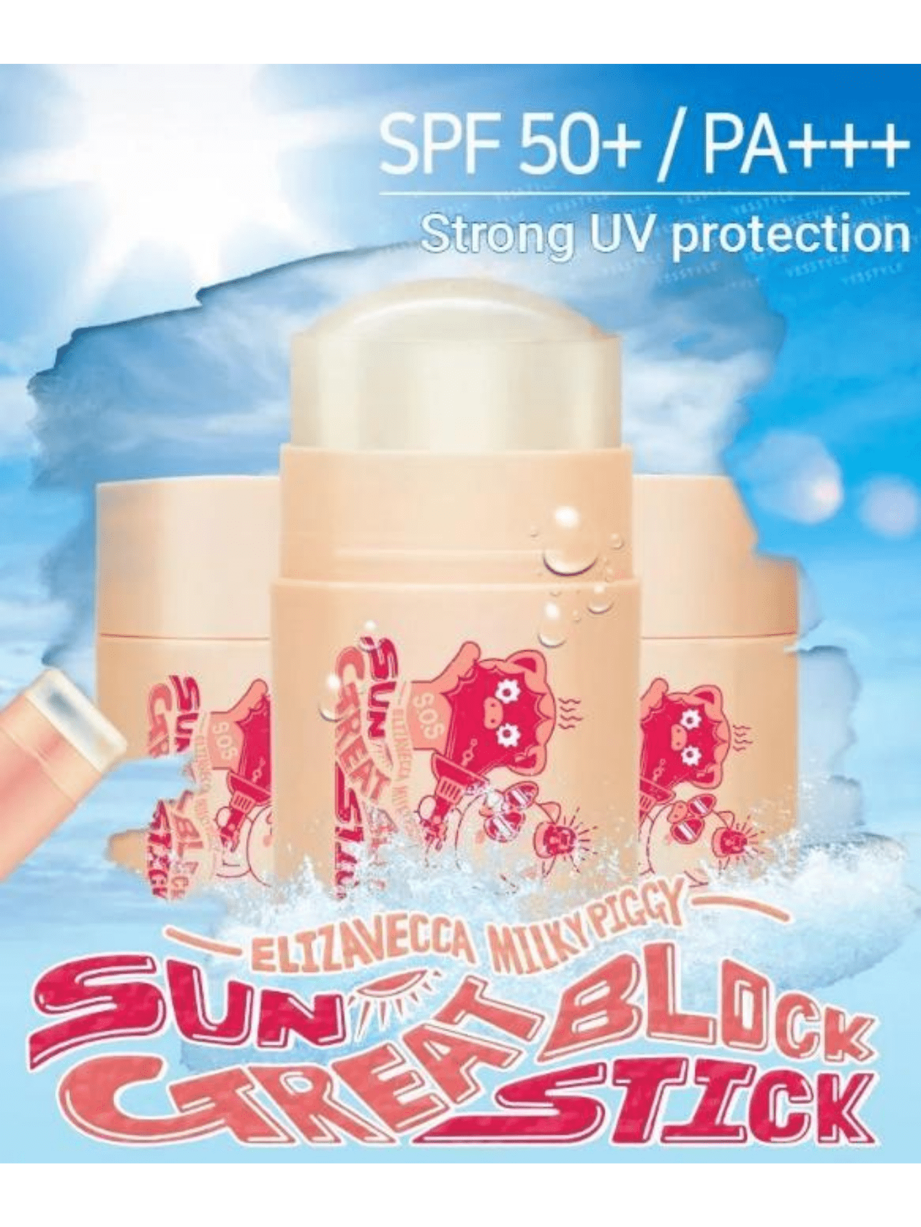 ELIZAVECCA Milky Piggy Sun Great Block Stick SPF 50 Sunscreen | SHEIN USA