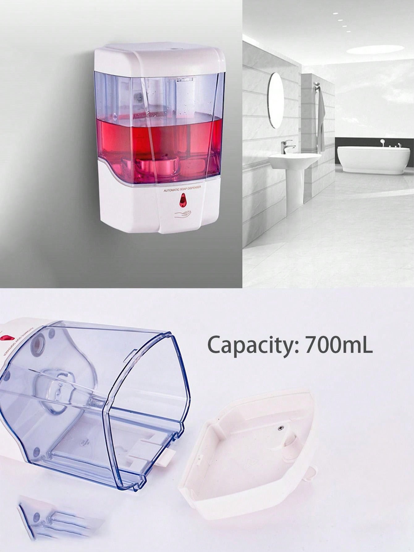 1pc White Sensor Soap Dispenser Sensor Machine Smart Sensor Contact ...