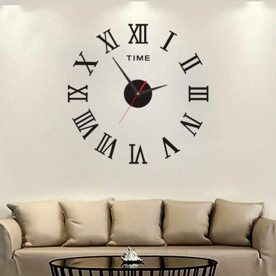 1pc DIY Frameless Wall Clock Living Room Decoration, Modern Design ...