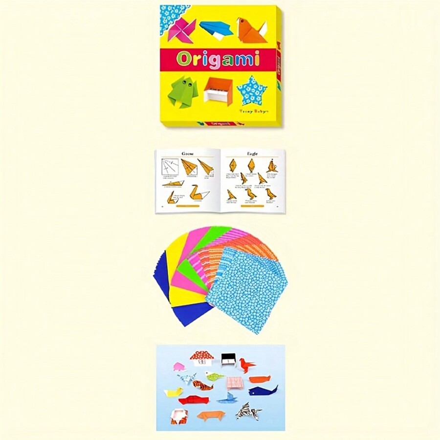 1 Set Children's Origami Paper And Scissor Skills Book Set With 40 ...