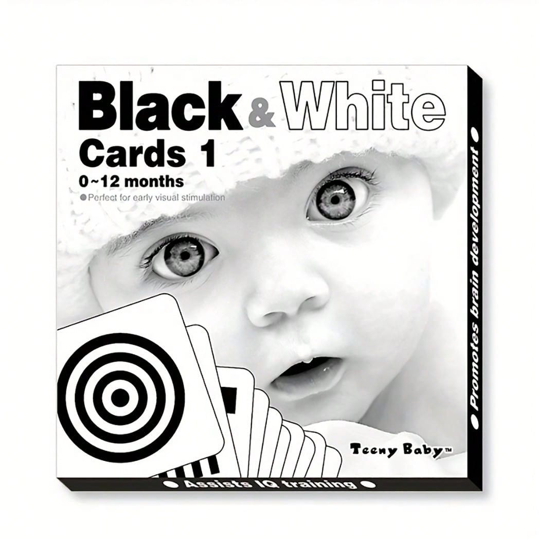 1box 24pcs 14cm*14cm Baby Cards For Improving Cognitive Development ...