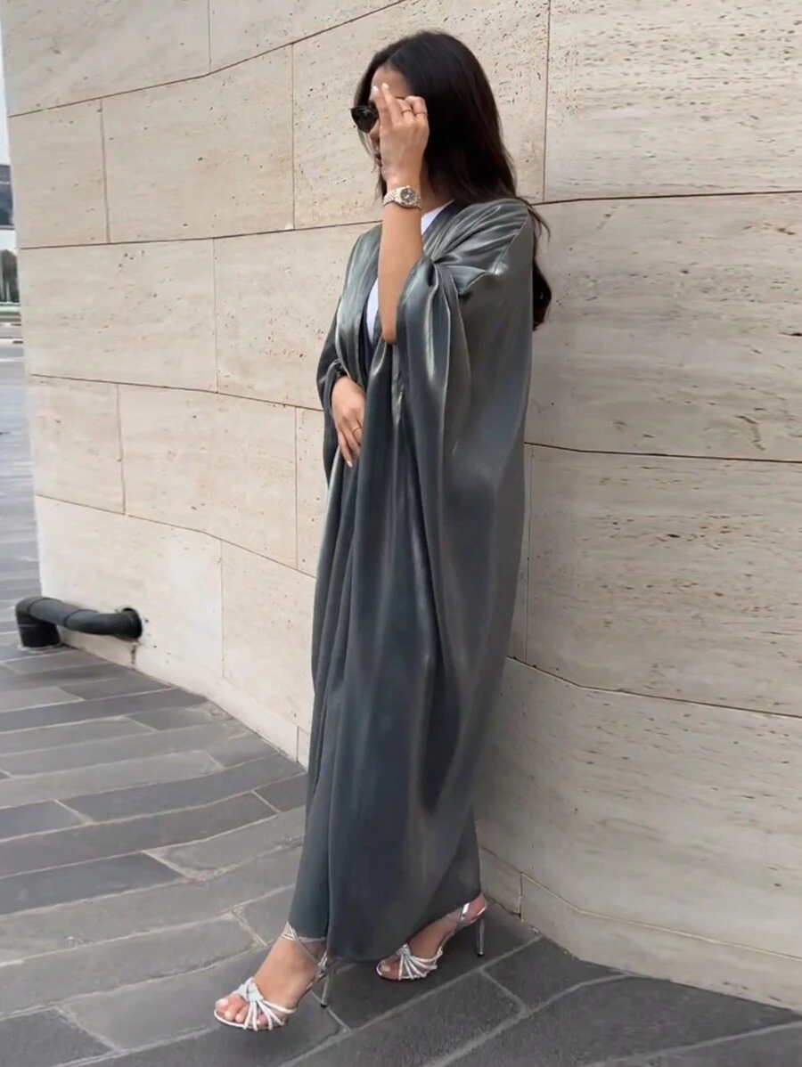 1pc Stylish And Elegant Women's Batwing Cape With Shiny Quicksand Sheen ...