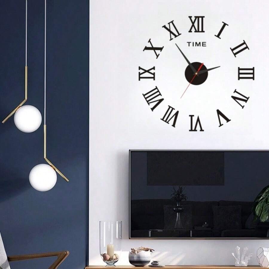 1pc DIY Frameless Wall Clock Living Room Decoration, Modern Design ...