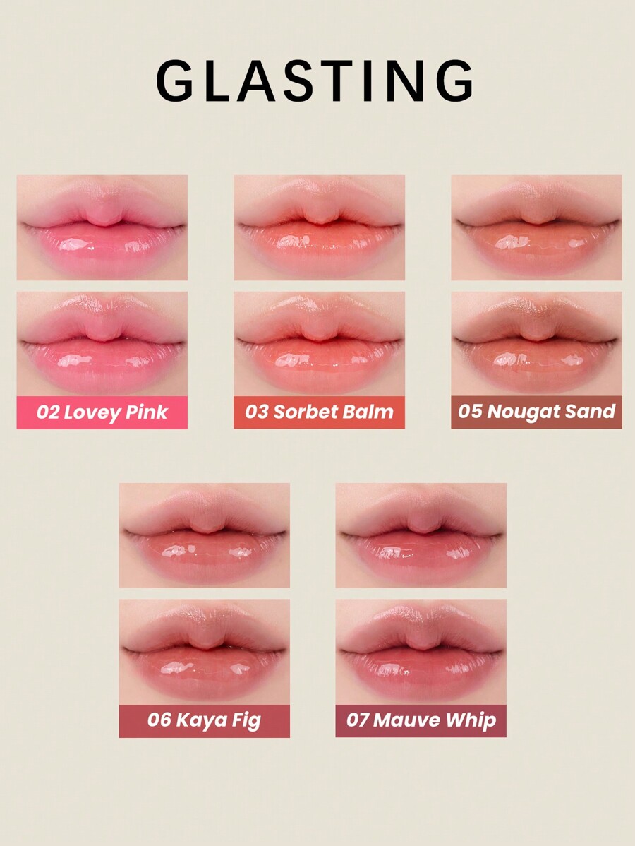 Rom&nd Glasting Melting Balm 3.5g, 06 Kaya Fig, Romand Lipstick, Glossy Plumping Lips, Moisture ...