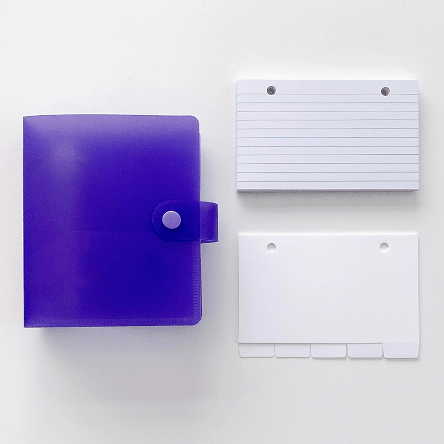 1pc Refillable Binder Cover With 65 Inner Pages, Featuring Sectional ...