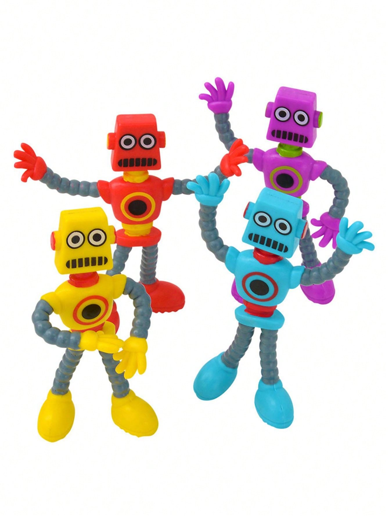 Creative Blue Wire Bending Robot Toy With Twist & Deformable Various ...