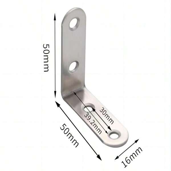 L-shaped Stainless Steel Corner Brace Connector Triangular Plate Angle ...