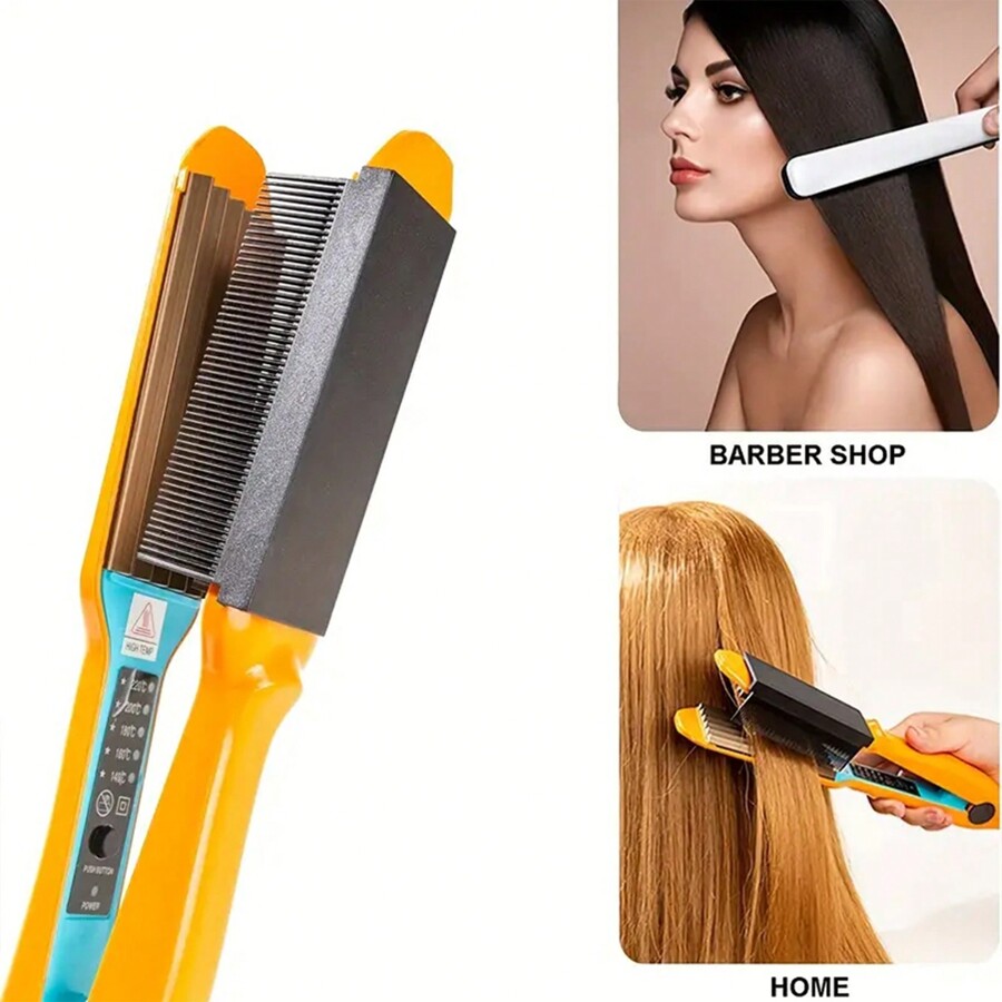 Carbon Fiber Plastic Straightening Comb For Hair Salon & Home Use ...