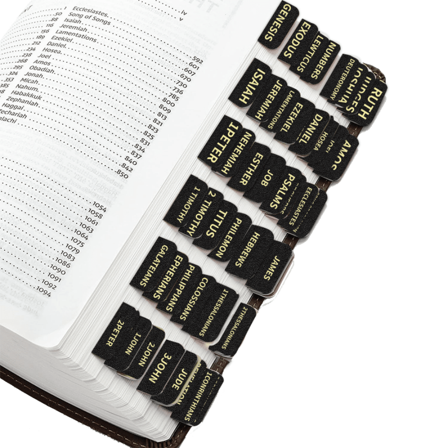 Bible Tabs, His & Hers Bible Tabs, Study Bible Tabs, 75 Bible Book ...