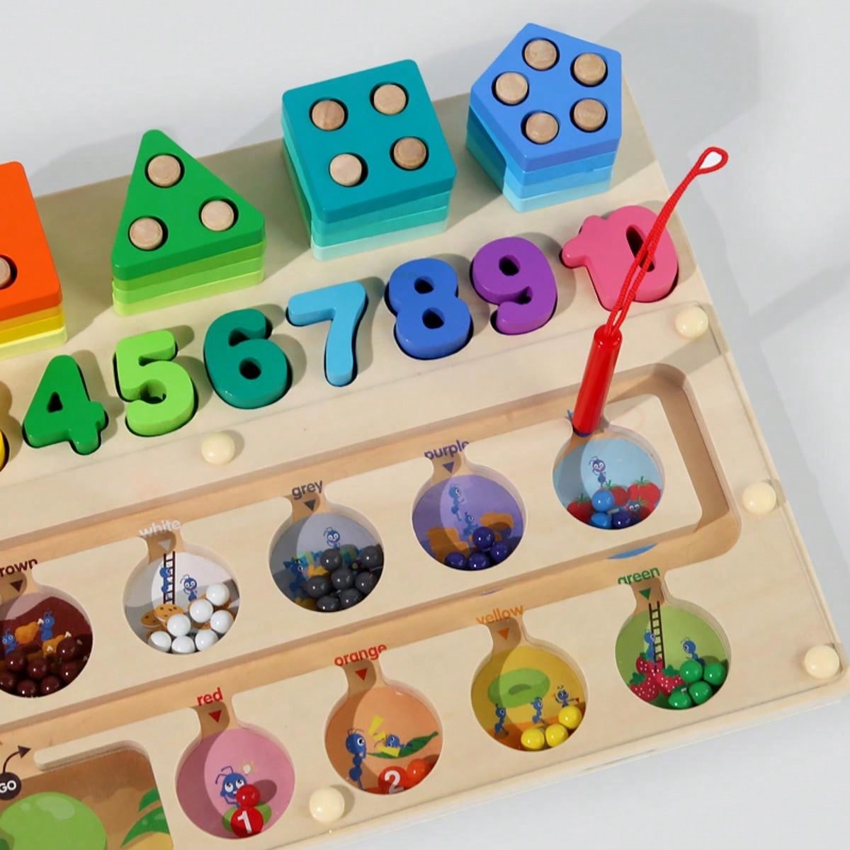 3-in-1 Educational Toy Set - Magnetic Sorting Shape Blocks Set With 3 ... 3-in-1 Educational Toy Set - Magnetic Sorting Shape Blocks Set With 3 ...