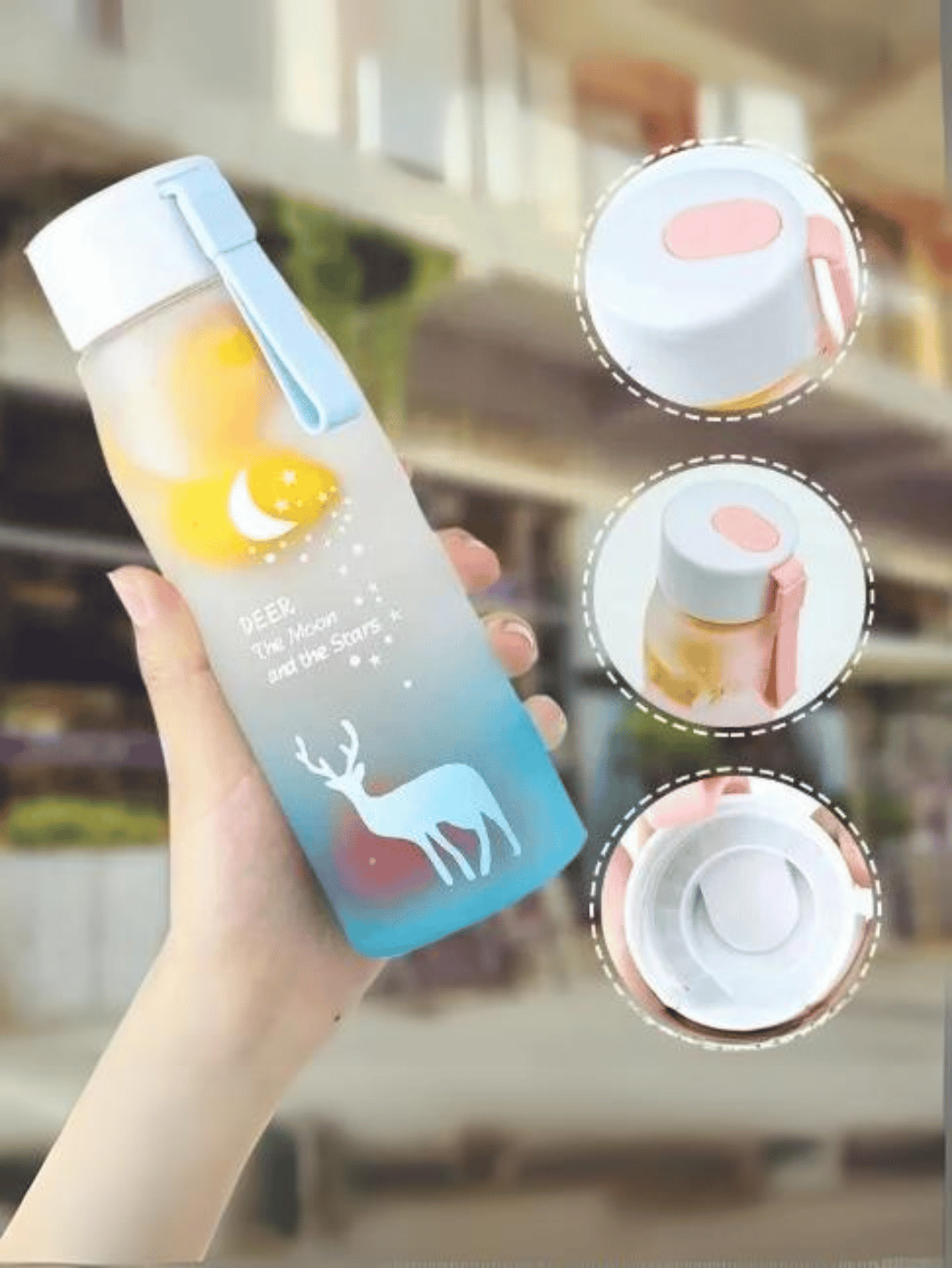 Garrafa de Água e Bebidas Cervo Fosca 600ml À Prova De Vazamentos ...