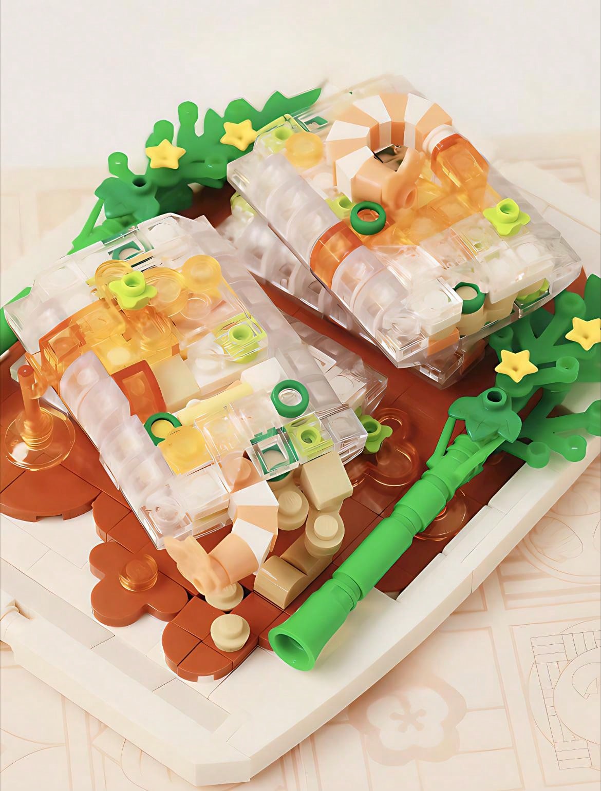 Dim And Shrimp Rice Noodle Building Blocks Set | SHEIN USA