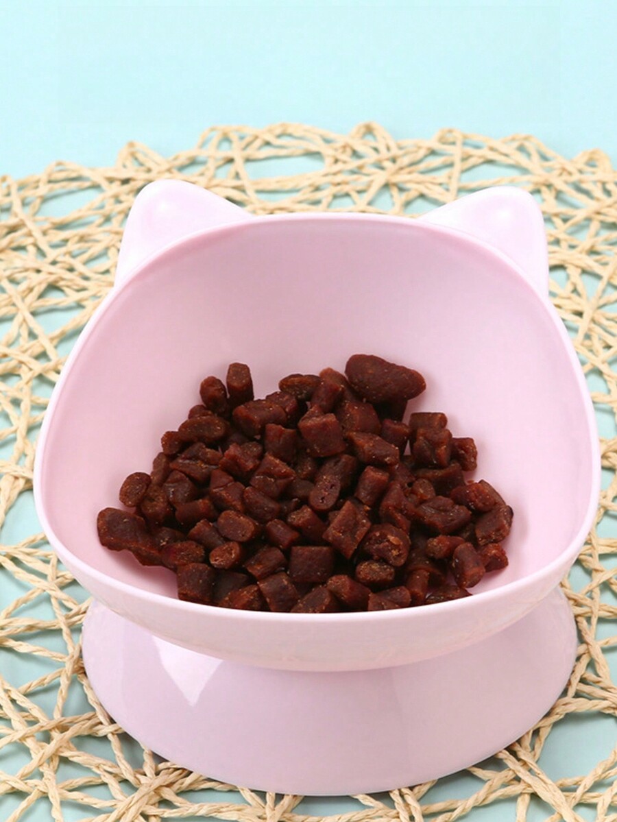 Random Color Raised Cat Bowls, Tilted Elevated Food& Water Bowls ...