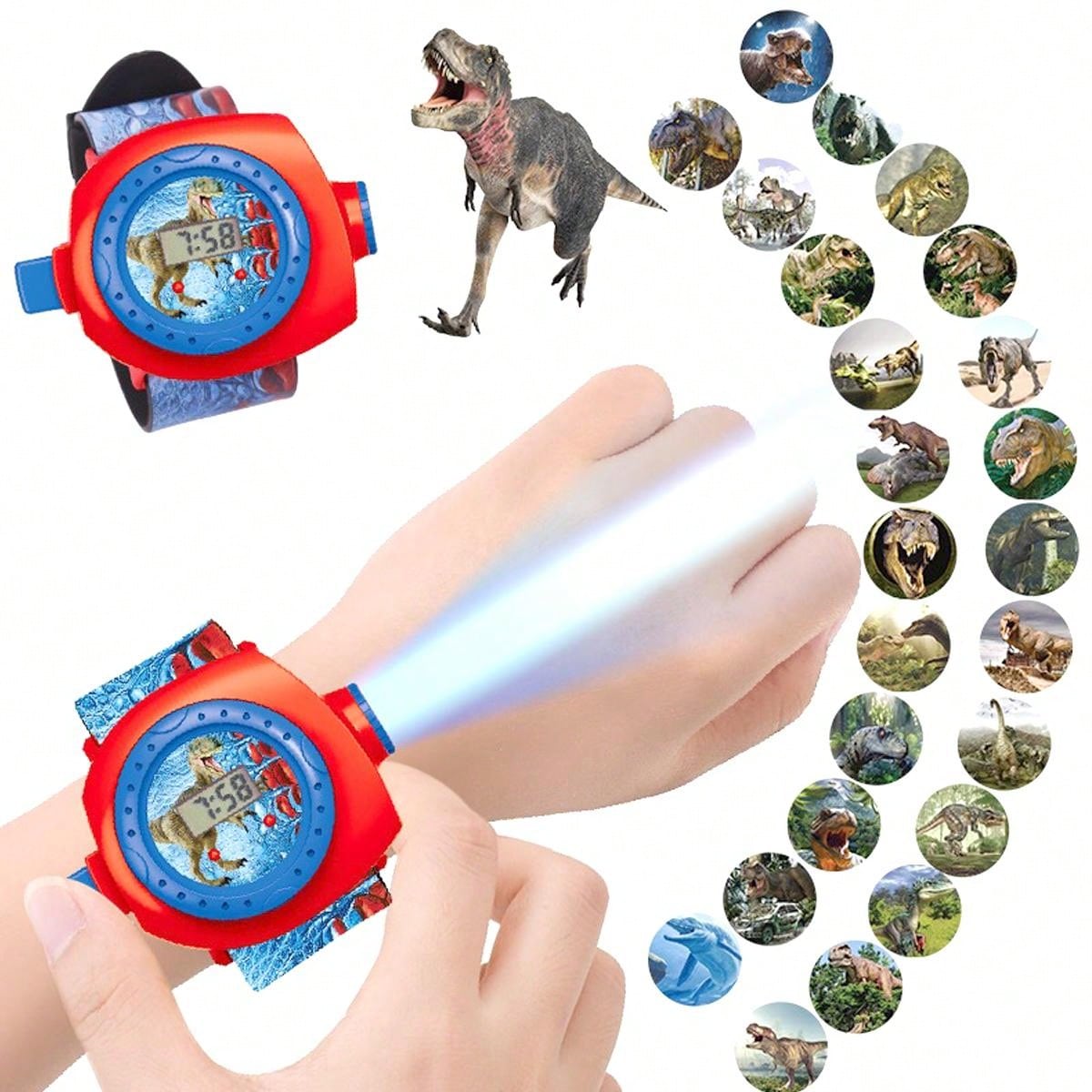 Prokectie Horloges Speelgoed , Spotprent Electronische horloge ...