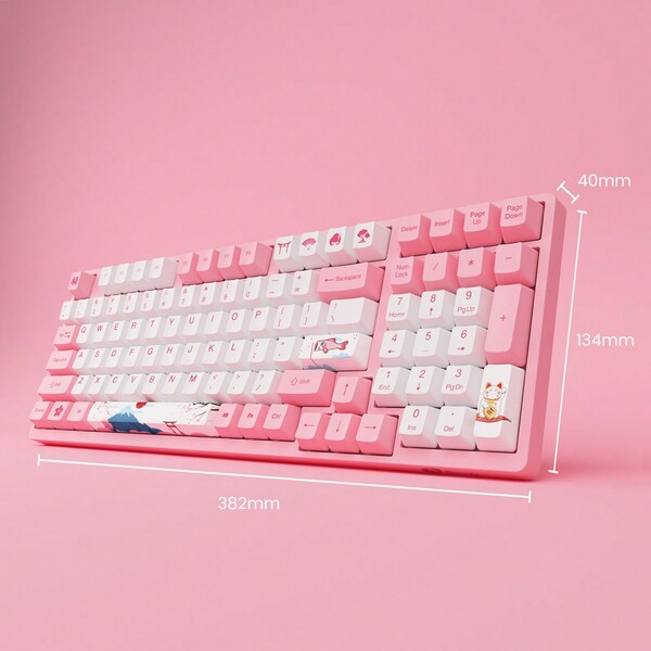 Akko World Tour-Tokyo R1 3098 1800 Compact Mechanical Keyboard, 98-Key ...
