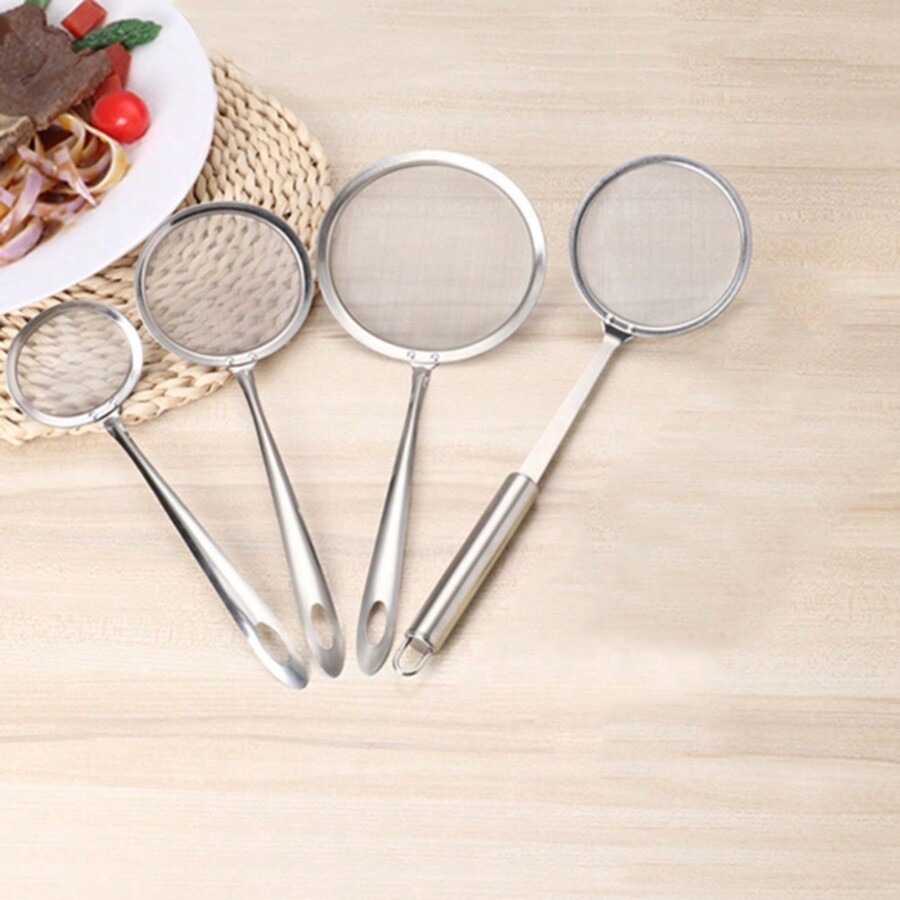 1pc Premium Stainless Steel Mesh Skimmer Spoon - Perfect for Straining ...