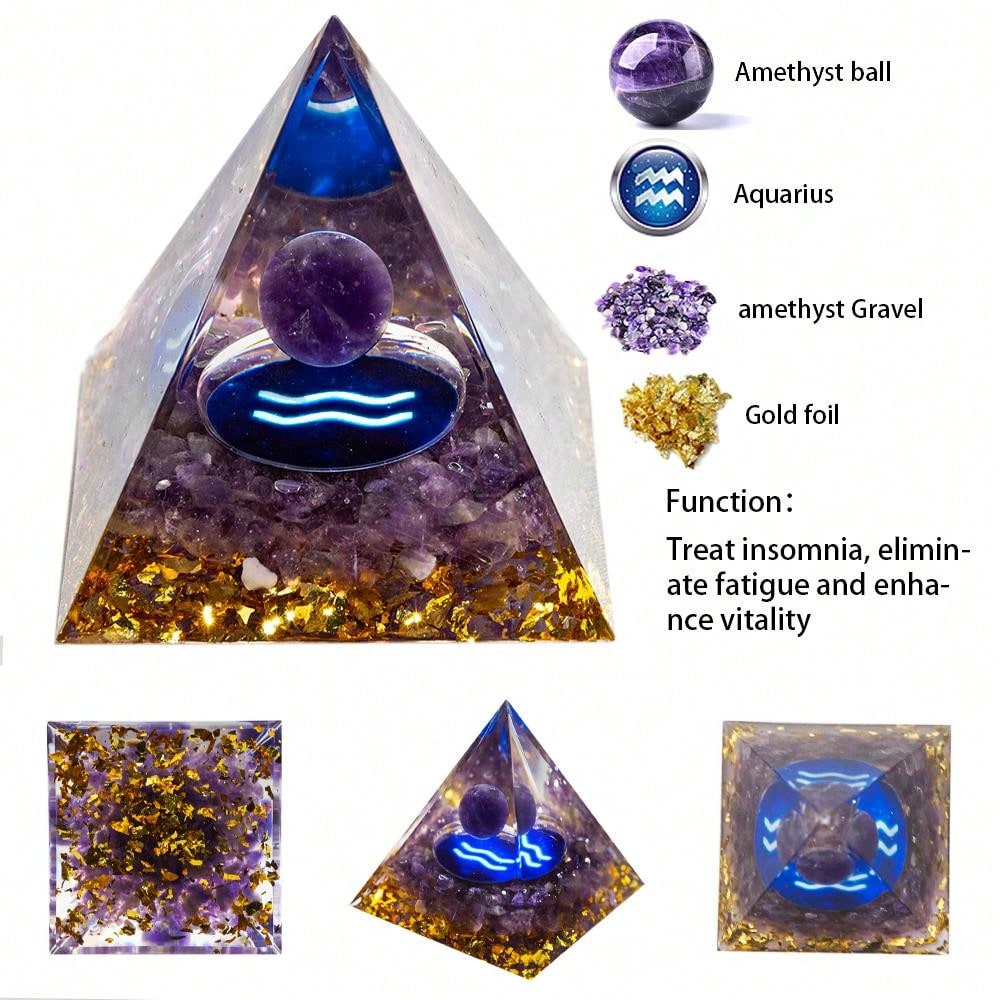 Resin Pyramid Shaped Crystal Soil | SHEIN USA