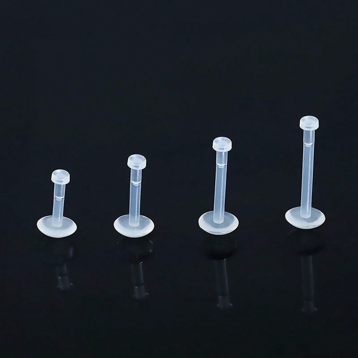 16pcs Non-mainstream Acrylic Flexible & Bendable Women's Nose Rings Set ...