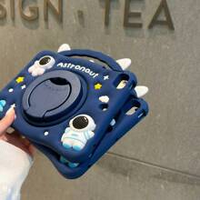 sosofi 1 peça adorável capa de silicone macia com estampa de astronauta ...