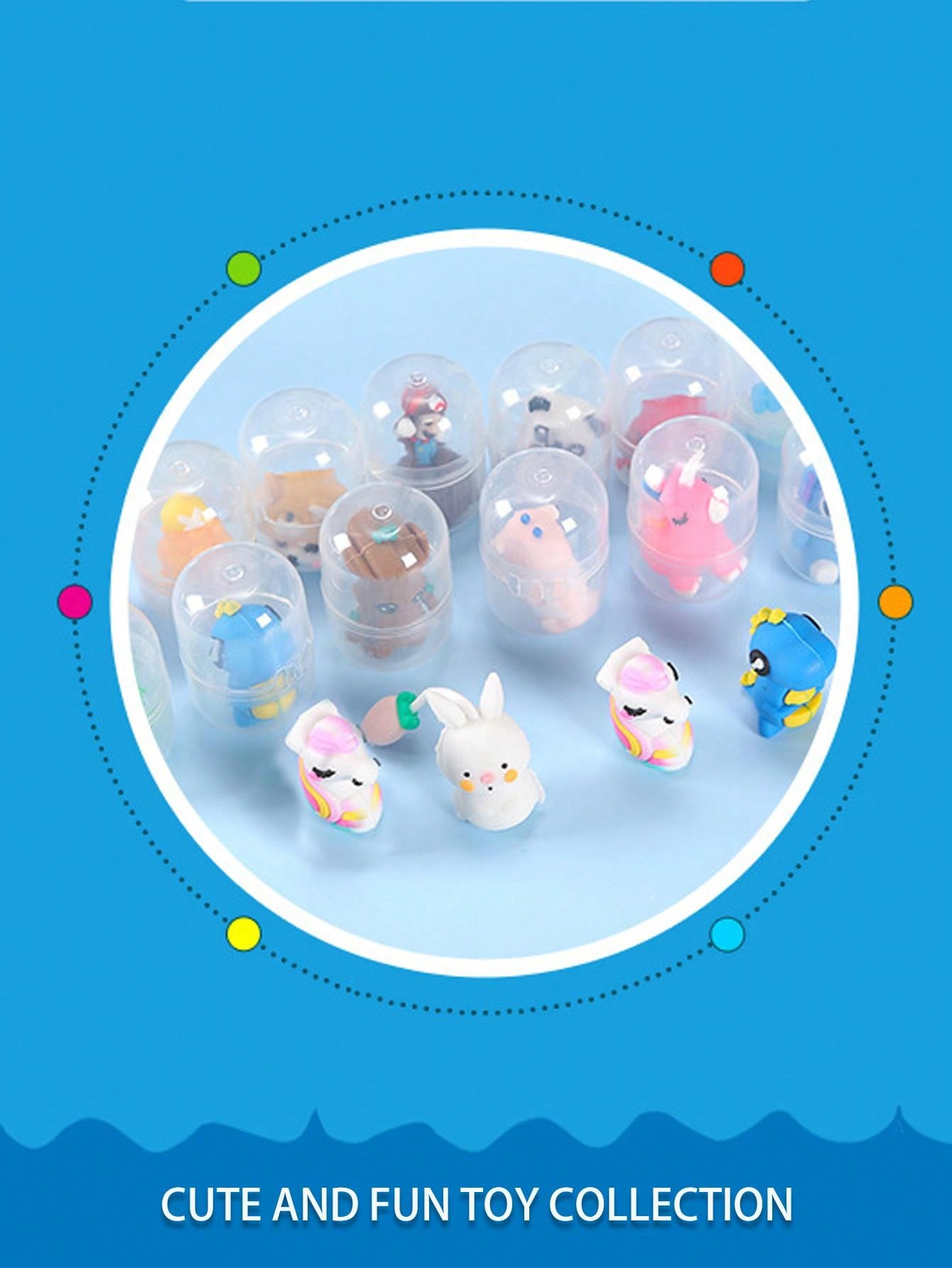 Popular Bulk Capsule Toys Safety Material Twisted Egg Toys Figure Small ...