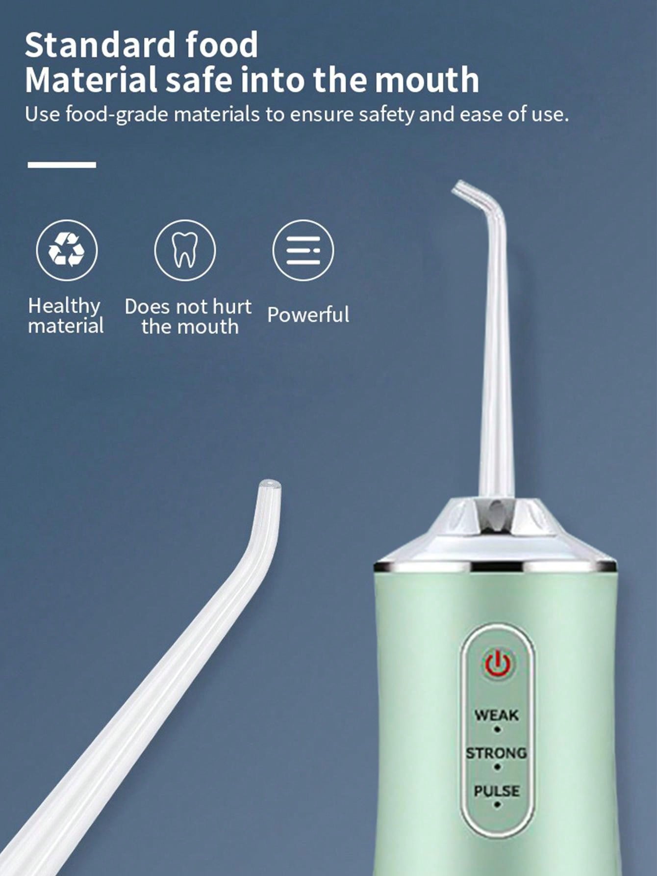 Pink Portable Dental Water Jet, Oral Irrigator With Pulsating Jet ...