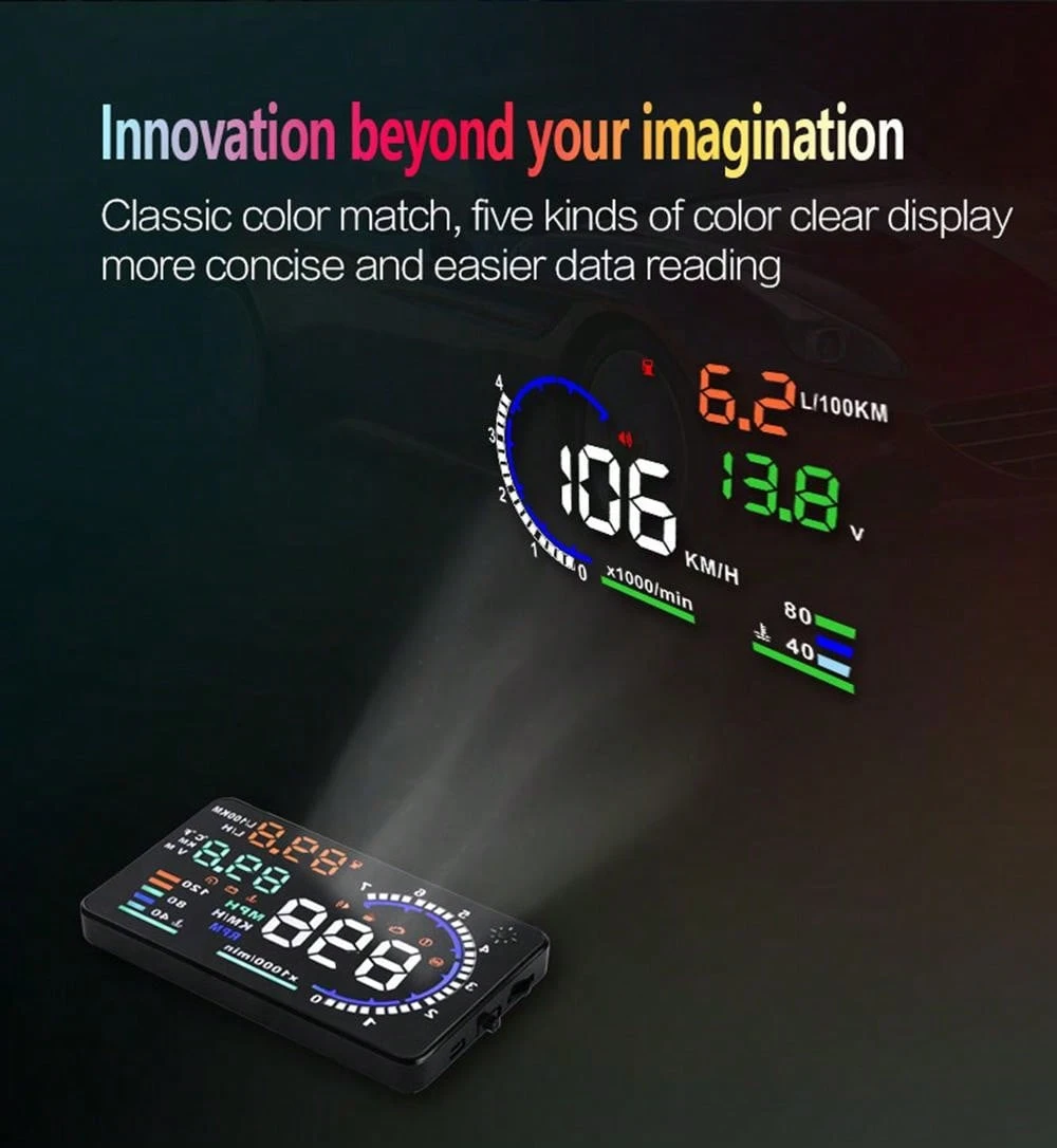 OBD2 Projection Head Up Display Digital Car Electronic Accessories obd2-projection-head-up-display-digital-car-electronic-accessories