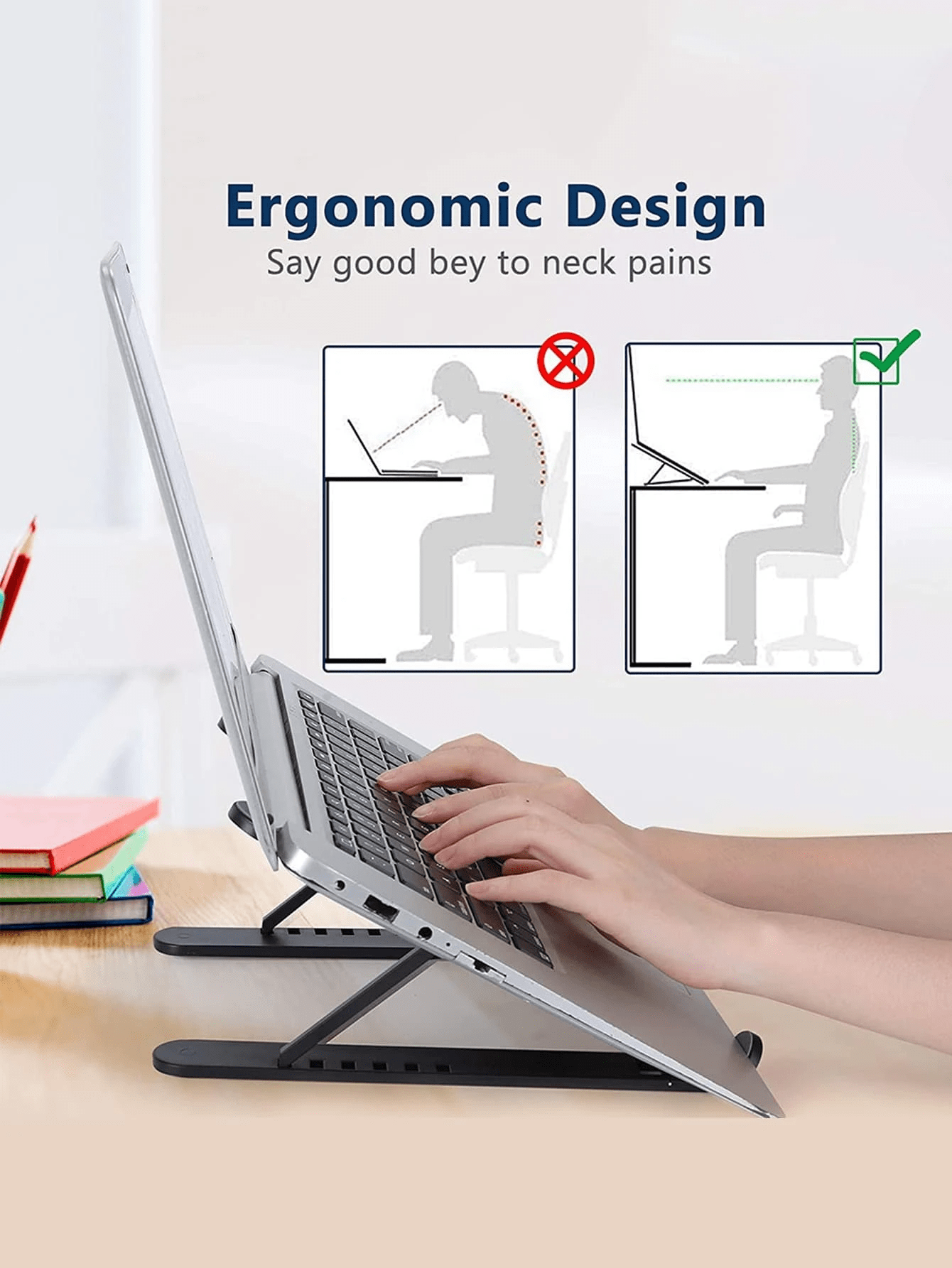 P1 Multi-angle Adjustable Foldable Laptop Stand | SHEIN UK