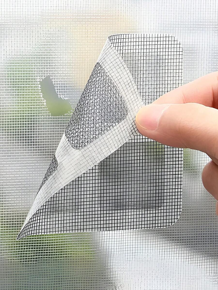 6pcs Self-Adhesive Window Screen Repair Tape - 3.94x3.94inch - Easy to ...
