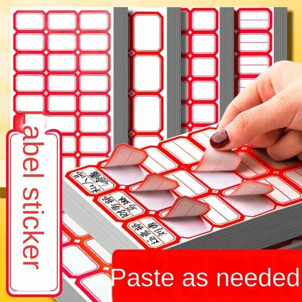 Label Sticker Mouth Pick-up Label Paper Paste Self-adhesive Note ...