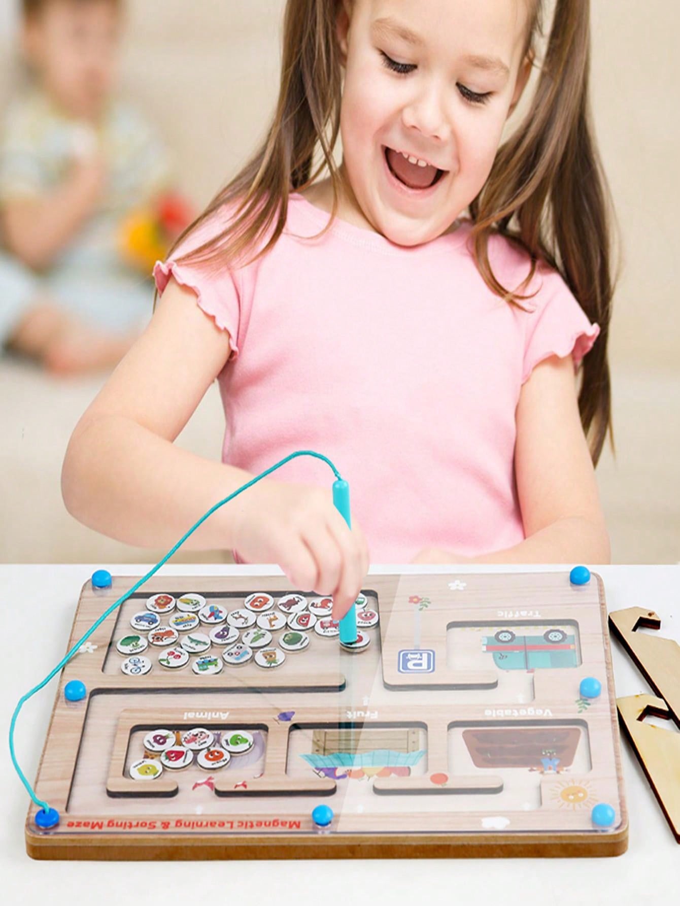 Magnetic Bead Maze Educational Toy For Toddlers, Beneficial For Early ...