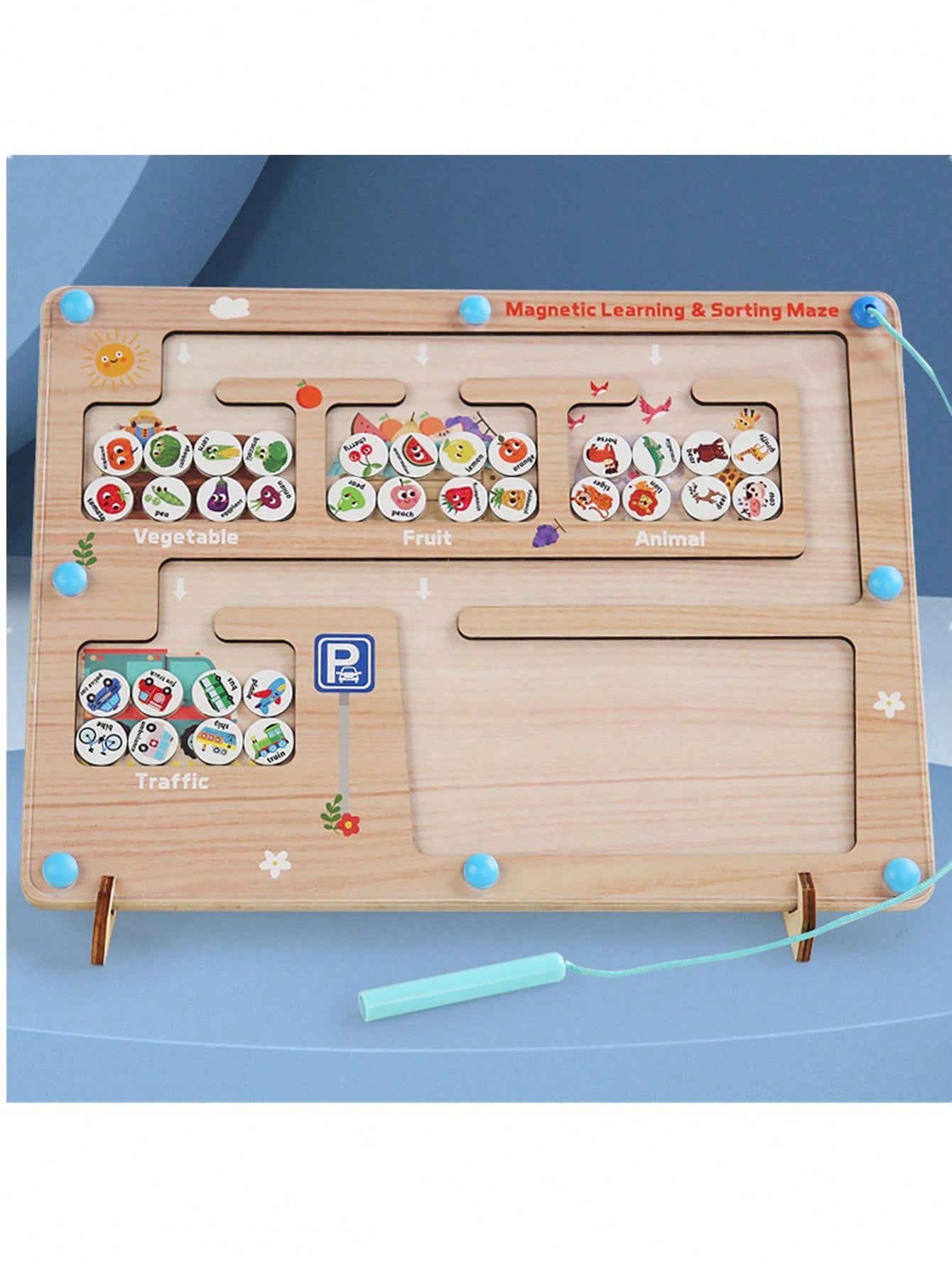 Magnetic Bead Maze Educational Toy For Toddlers, Beneficial For Early ...